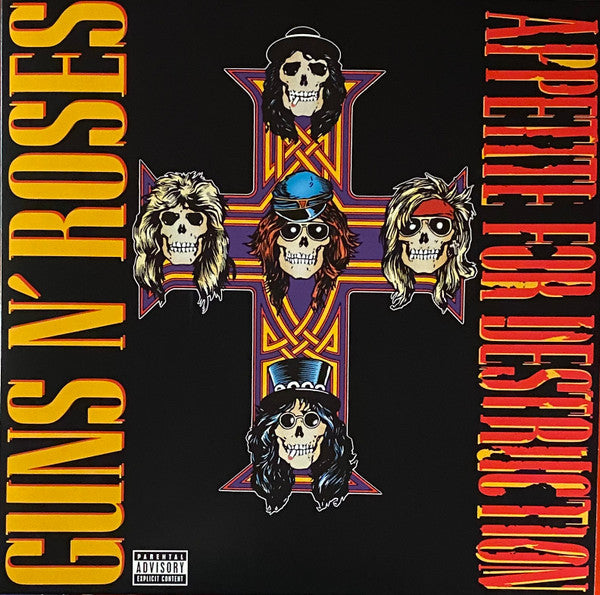 Buy Guns N' Roses : Appetite For Destruction (LP, Album, RE) Online for ...
