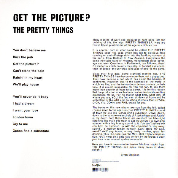 Buy The Pretty Things : Get The Picture? (LP, Album, Mono, RE, RM, 180 ...